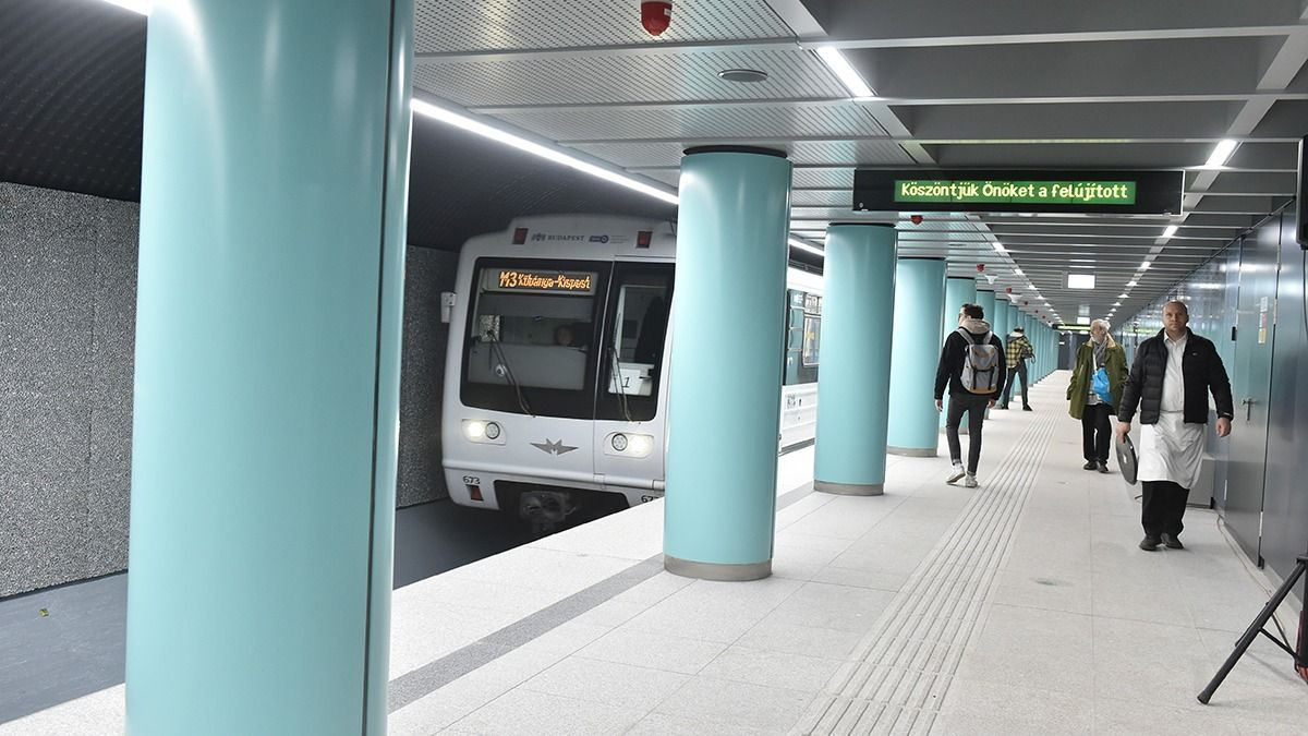Délutántól a teljes vonalon közlekedik az M3-as metró – Galéria