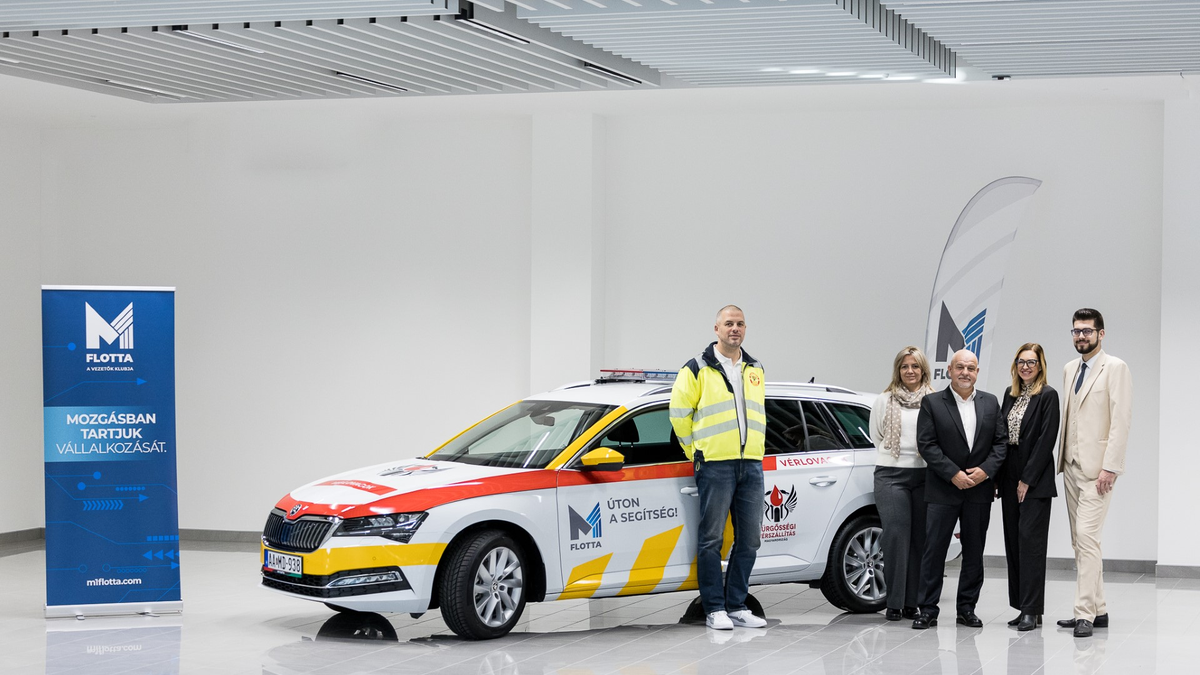 Nagy értékű felajánlást tett az M1 Flotta: így segítik a hazai egészségügyi ellátórendszert