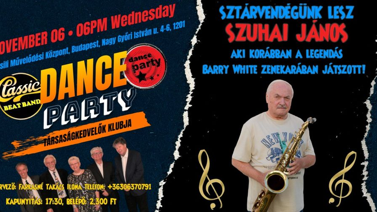 Társaságkedvelők klubja - sztárvendég: Szuhai János